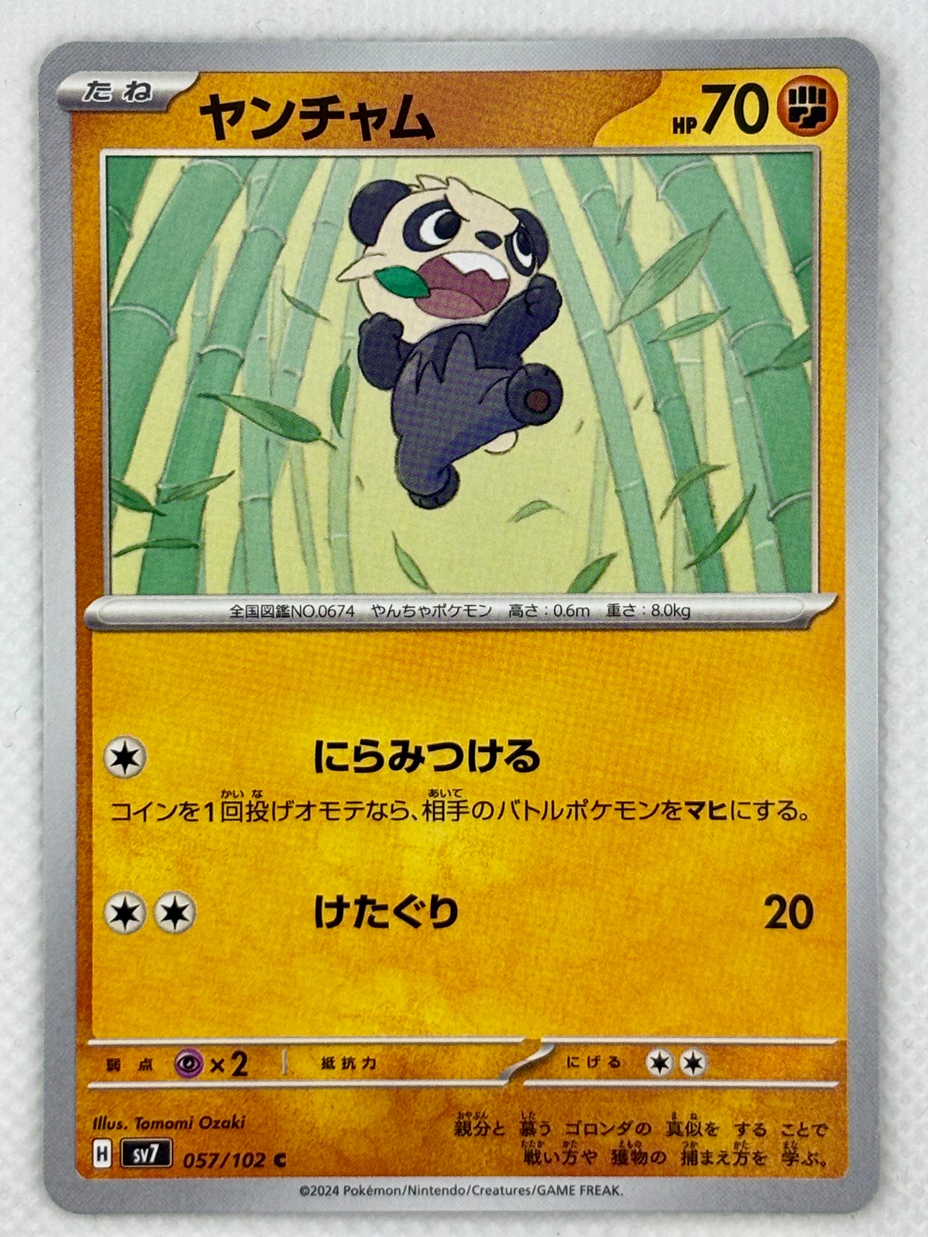 Pokémon Card Pancham - Stellar Miracle - Scarlet & Violet – Japan Pop Mart